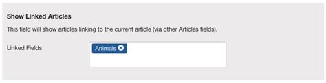 Articles Linked Field Pro Articles Field Regular Labs