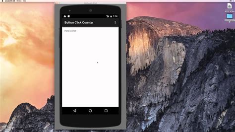 Android Button Click Application 3 Of 5 Add Button Create An Android App Youtube