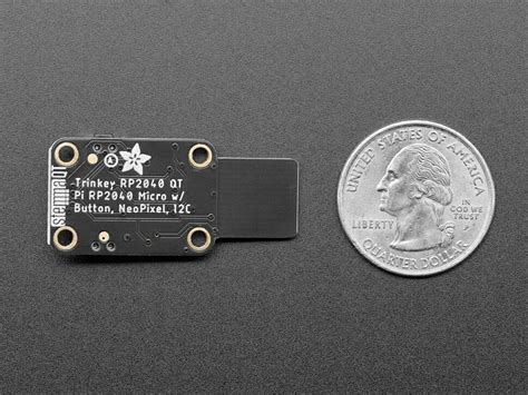 adafruit trinkey qt2040 rp2040 usb key with stemma qt melopero