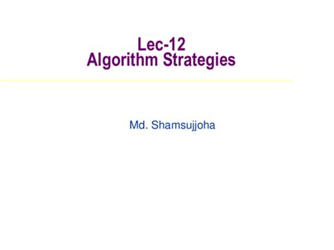ppt 12 algo types and problem pptx