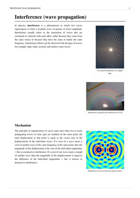Pdf Interference Wave Propagation Dokumentips