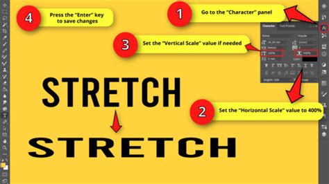 The Best Ways To Stretch Text In Photoshop The Best Ways To Stretch Text In Photoshop
