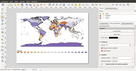 Fine Tuning Horizontal Legends In Qgis Geographic Information Systems