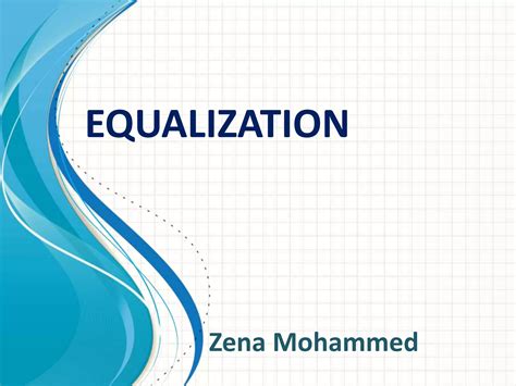Equalization Pptx