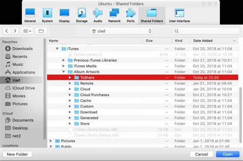 how to share folders between your ubuntu virtualbox and your host machine