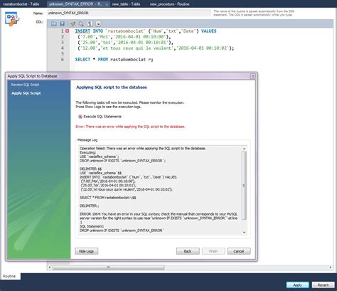 Assistance Pour Transferer Des Données Dexcel Vers Mysql Macros Et
