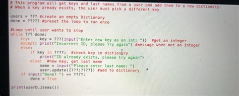 Solved Write A Python Program Try To Run Your Program To Chegg Com