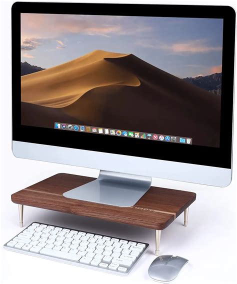 پایه مانیتور چوبی پایه رومیزی چوب برای کامپیوترلپ‌تاپچاپگر تلویزیون