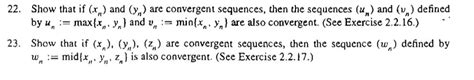 Show That If X N And Y N Are Convergent Sequences Then The Sequences