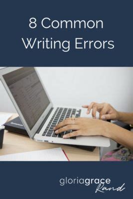 8 Common Writing Errors That You Need To Avoid INFOGRAPHIC Gloria Rand Writing