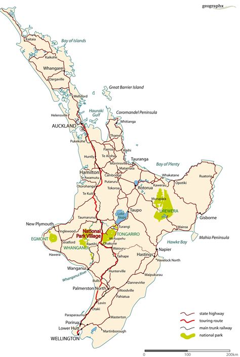 State Map New Zealand
