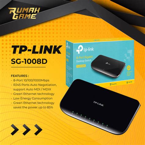 Jual TP Link SG D Switch Hub Port Gigabit Switch Hub Gigabit Port Kota Semarang