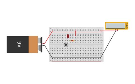 Circuit Design Circuito 1 1 Led Com 1 Botão Tinkercad