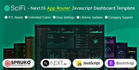Scifi Nextjs App Router Futuristic Admin Dashboard Template
