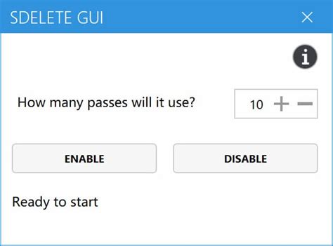 Sdelete Gui 用右键安全的删除文件，不可恢复 Windows 小众软件