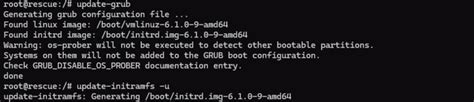 How To Fix Busybox Initramfs Error On Boot Debian Greencloud Documentation