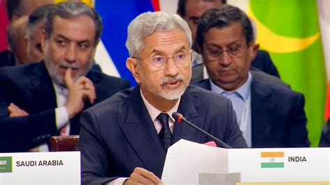 S Jaishankar Addresses Middle East Conflicts And Unsc Reforms