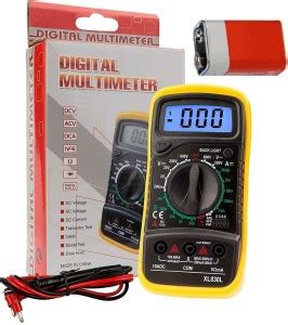 Techtest XL L Pocket Digital Multimeter Mini Voltage Tester Home Measuring Tools Multi Tester