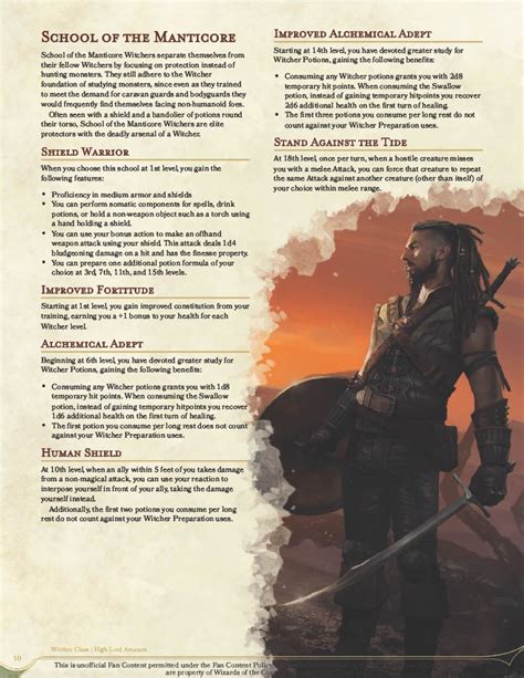 The Witcher Class 5e Slay Monsters With This Versatile Class Based