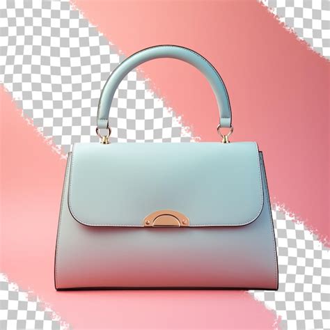 단일 가방이 있는 투명한 배경 프리미엄 Psd 파일