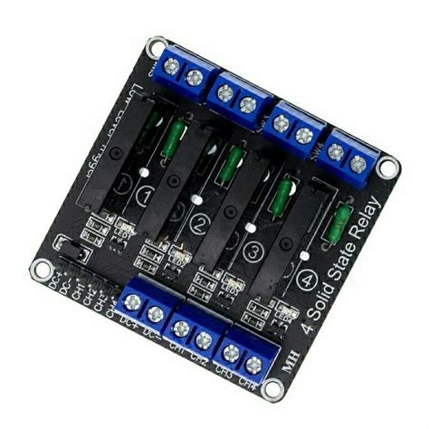 Jual Modul Ch Ch Channel Solid State Relay SSR Module Arduino V V Shopee Indonesia