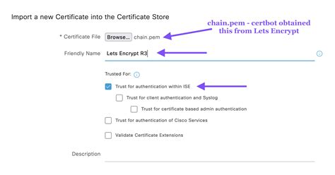 Using Lets Encrypt Certificates With Cisco Ise Cisco Community