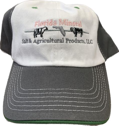 Fms Pink Logo In Grey And White Hat Florida Mineral Salt