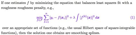 A Short Summary Of Smoothing Algorithms