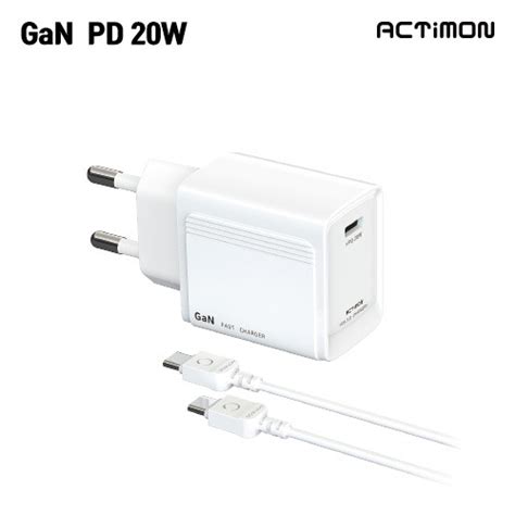 가정용 Pd 20w 충전기 C포트 C To C Mon Pd20w T1 Actimon