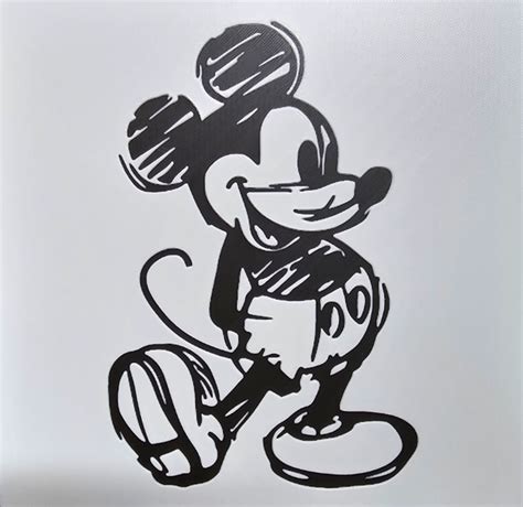 Mickey Mouse Sketch By Hazardousafe Makerworld