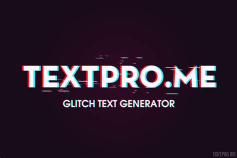 Glitch Text Generator