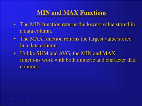 ppt chapter 5 aggregate row functions powerpoint presentation