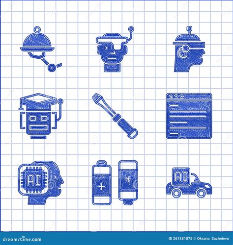Set Screwdriver Battery Autonomous Smart Car Computer Api Interface Humanoid Robot Robot