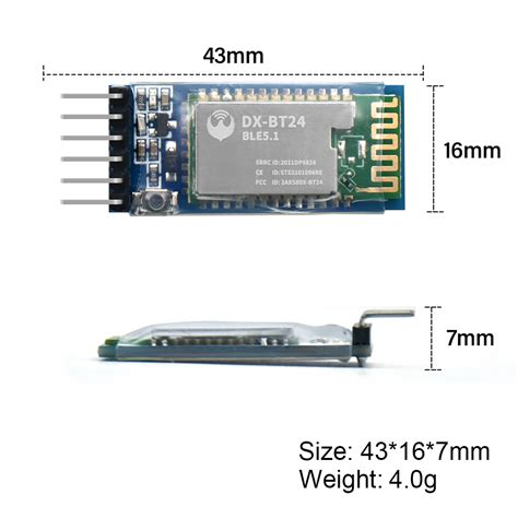 Keyestudio Wireless Data Transmission DAILOG 14531 Chip DX BT24 V5 1