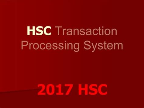 Transaction Processing System Pptx Databases Computer Software And Applications
