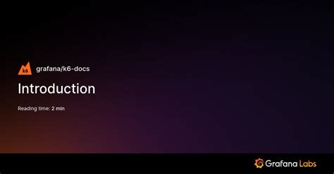Introduction Grafana K6 Studio Documentation