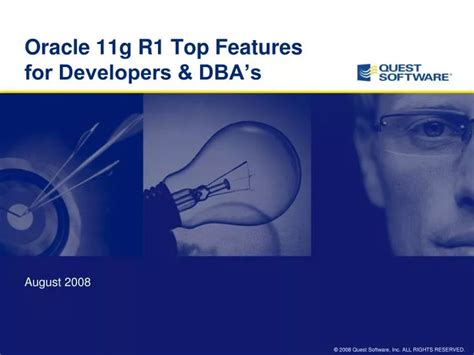 Ppt Oracle 11g R1 Top Features For Developers And Dbas Powerpoint