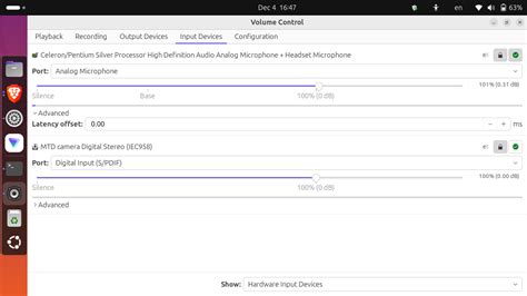 Sound Input Device Microphone Not Picking Up Sound Ask Ubuntu