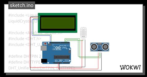 DHT22 Ultrasonic Wokwi ESP32 STM32 Arduino Simulator