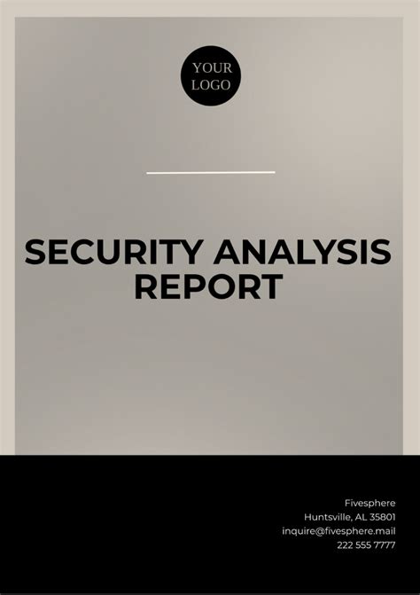 Free Weekly Security Report Template To Edit Online
