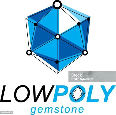 혁신 기술입니다 벡터 추상 3d 기하학적 도형 다각형 그림 일러스트 레이 션 0명에 대한 스톡 벡터 아트 및 기타 이미지 0명 3차원 형태 고리 사슬 Istock