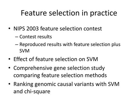 PPT Feature Selection PowerPoint Presentation Free Download ID