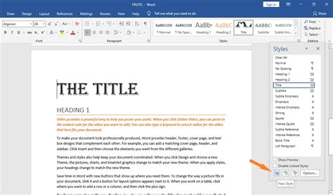 How To Apply Quick Styles In Word