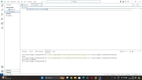 Kadiyam Karthik Naidu On Linkedin Python Assignment Task 1