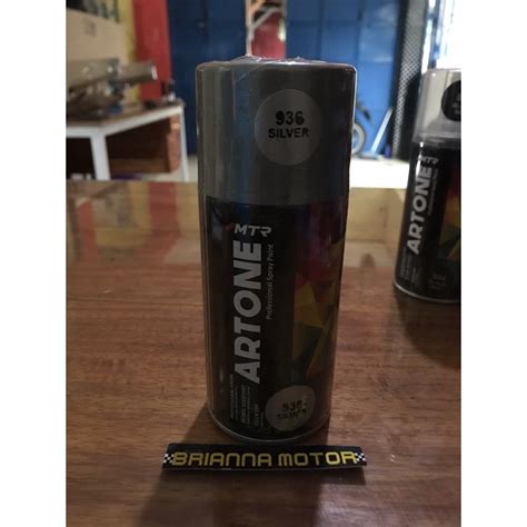 Jual Cat Semprot Silver 936 Artone Mtr 300 Cc Shopee Indonesia