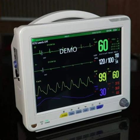 Pri 12 Five Para Patient Monitor Display Size 12 Inch Led At Rs 26500 In Sonipat