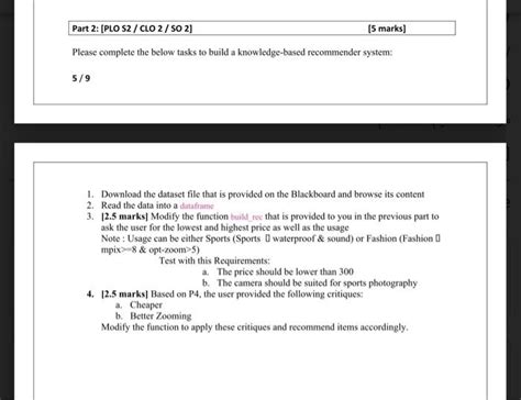 solved part 1 [plo s2 clo 2 so 2] [0 marks] please