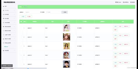 Java毕设项目早教课程管理系统计算机（附源码系统数据库lw）创建早教课程查询和报名系统的数据库 Csdn博客