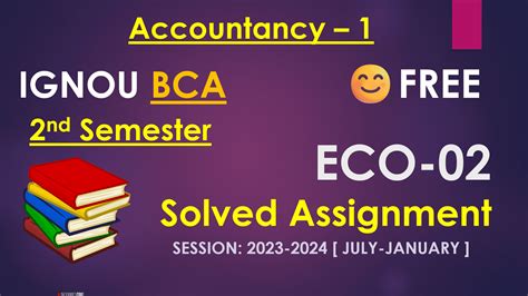 Eco 02 Solved Assignment Pdf Ignou Bca