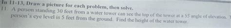 Answered In 11 13 Draw A Picture For Each Problem Then Solve 11 A